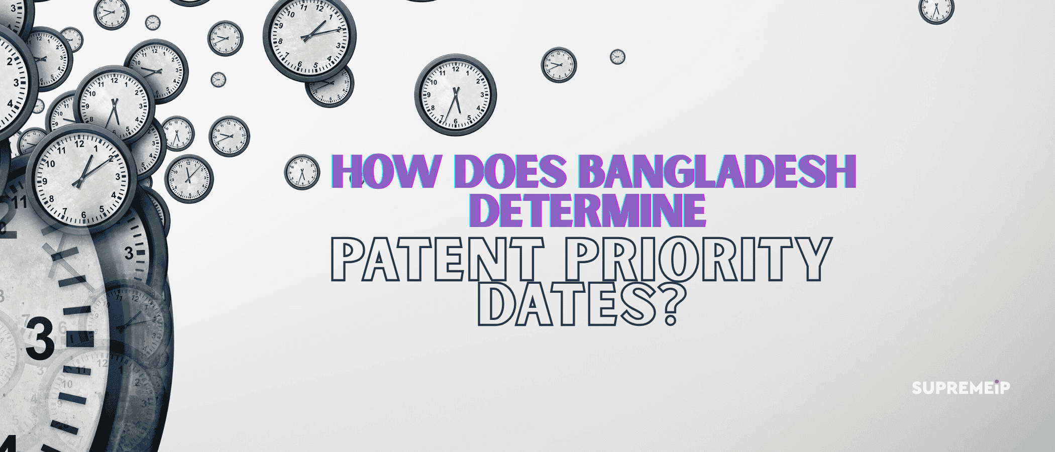 How Does Bangladesh Determine Patent Priority Dates?